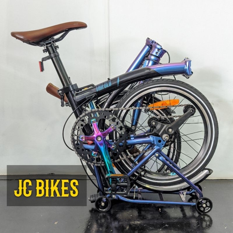 Jual Sepeda Lipat Tiga United Trifold 7S 16 Inch Alloy, RAINBOW ...