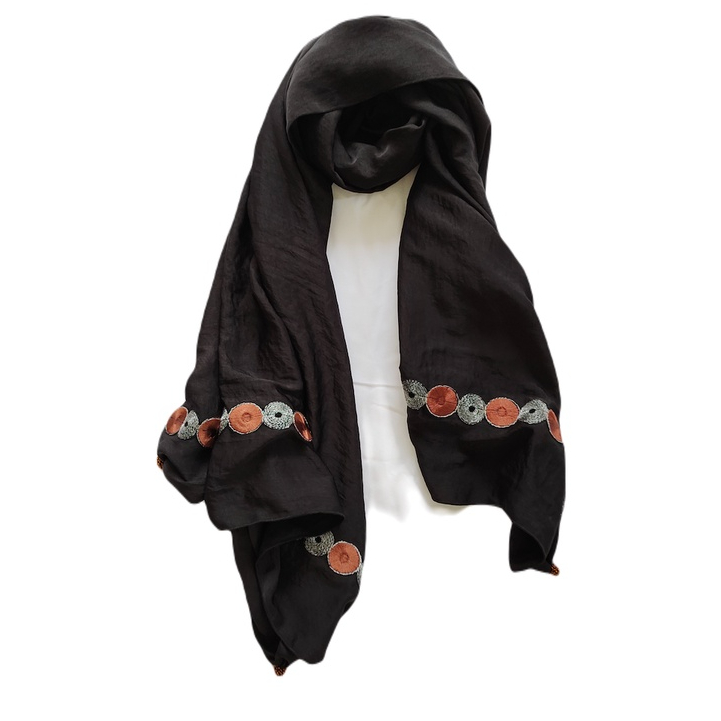 Jual Pasmina Panjang Scarf Syal Leher Persegi Panjang Silk GESYAL Shawl ...