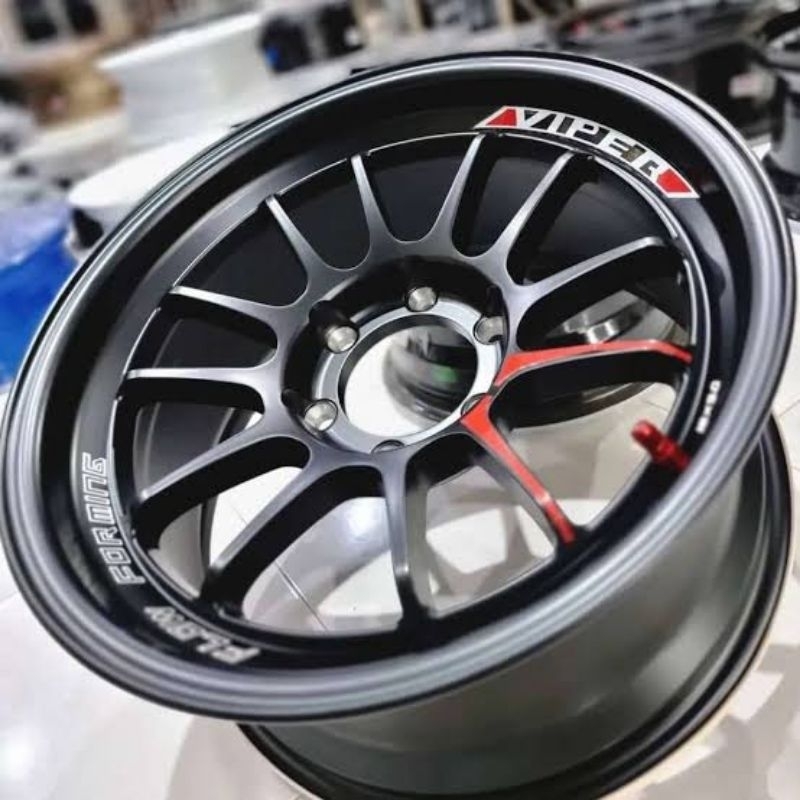 Jual stiker sticker velg lenso venom 5, viper flow forming, venom flow ...