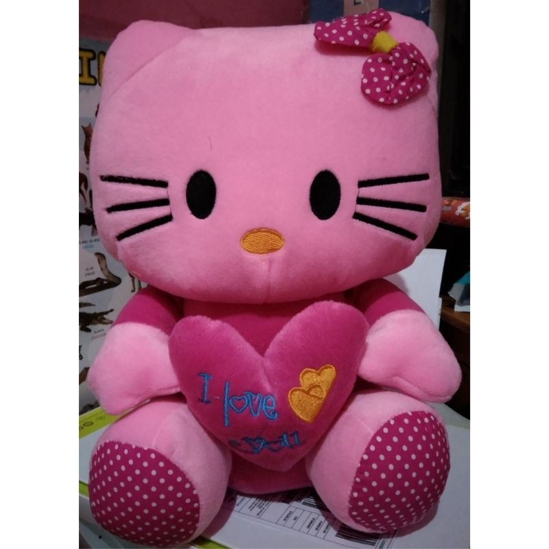 Jual BONEKA HELLO KITTY LOVE L HELO KITY KARAKTER MAINAN | Shopee Indonesia