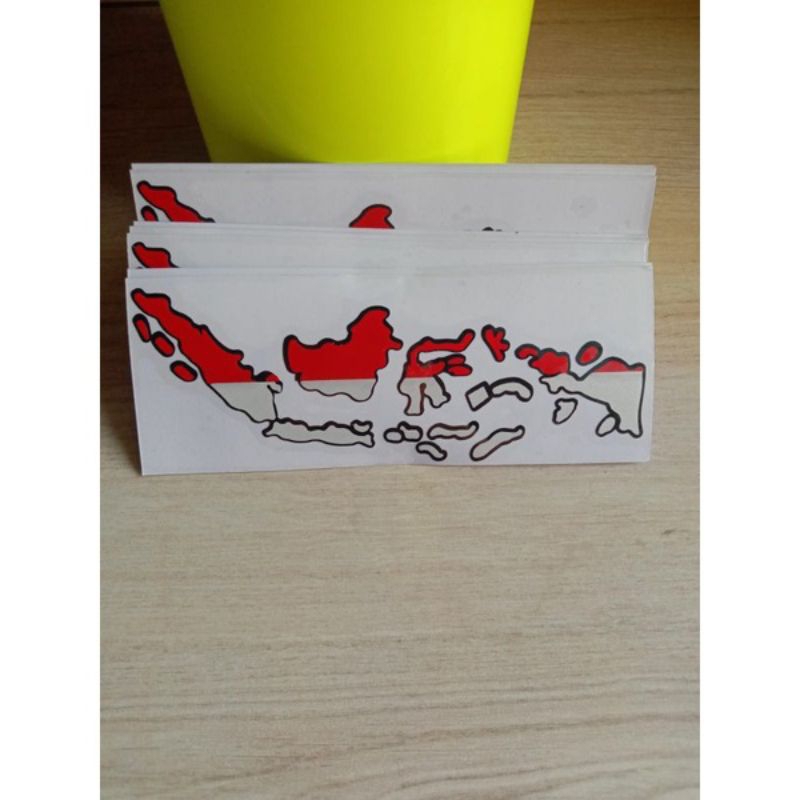 Jual STICKER CUTTING PETA INDONESIA UKURAN 12X4 | Shopee Indonesia
