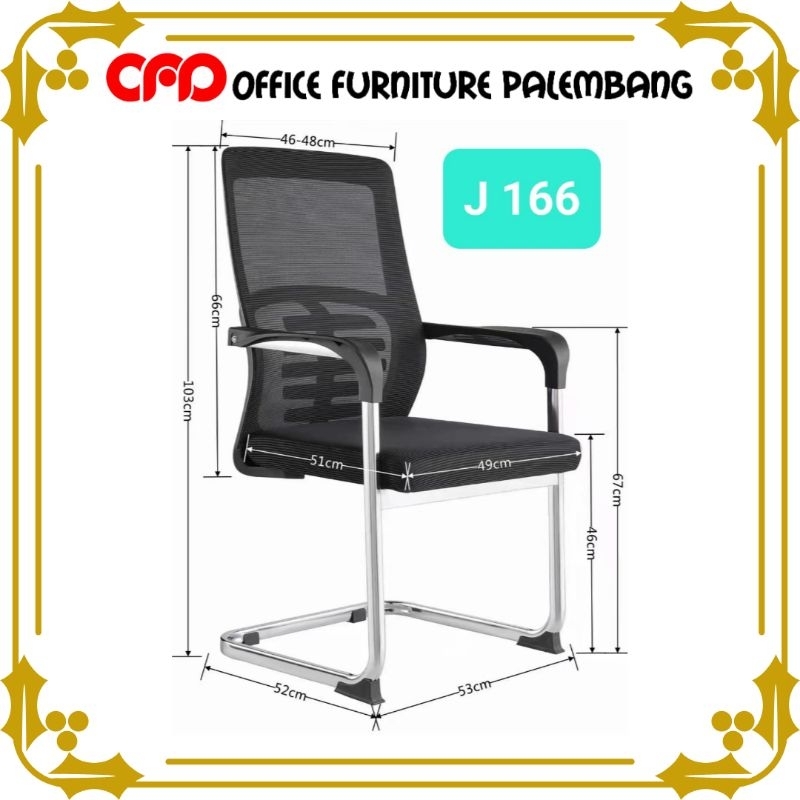 Jual kursi kantor KH J166 kursi hadap kursi rapat meeting kursi kerja ...