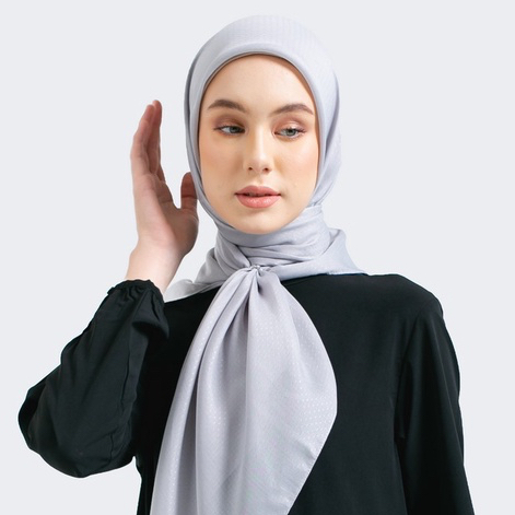 Jual Hanna Kerudung Segi Empat Hijab Square Polycotton Voal Laser Cut Polos Rubiya 461222 ...