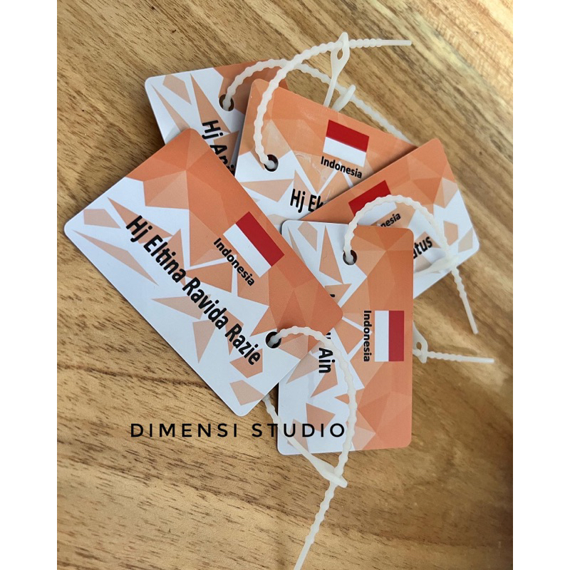 Jual Name tag custom untuk koper / tas | Shopee Indonesia