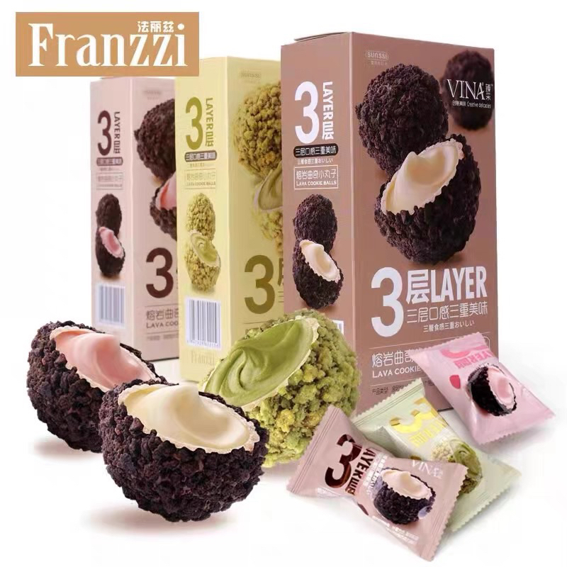 Jual SUNSSI FRANZZI VINA LAVA COOKIE BALL 3 LAYERS 100g | Shopee Indonesia