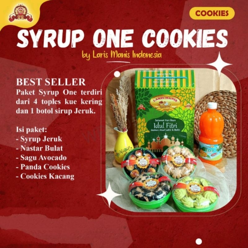 Jual PAKET LARIS MANIS COOKIES SYRUP - HAMPERS COOKIES - PARCEL ...