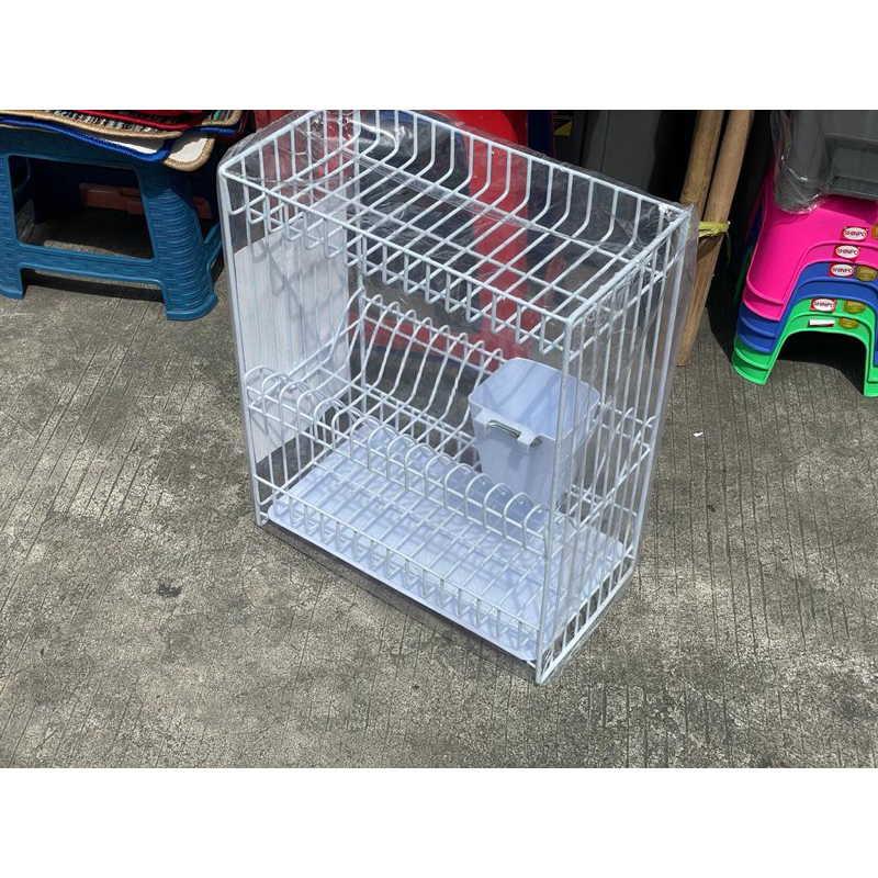 Jual Rak Piring Susun 3 +T. Sendok + Tatakan Modeline | Shopee Indonesia