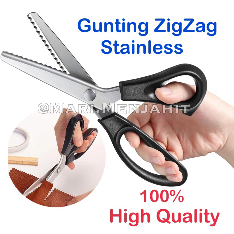 Jual Gunting Zigzag Gerigi Beltex Belltex 9" Bahan Tailor Penjahit ...