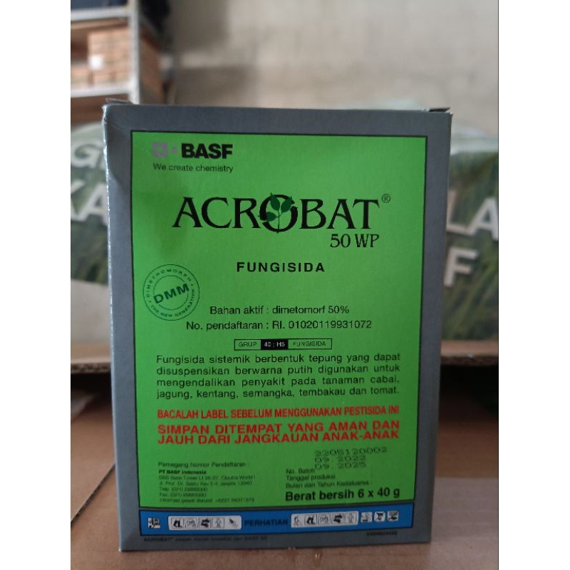 Jual FUNGISIDA ACROBAT 50WP 40GR | Shopee Indonesia