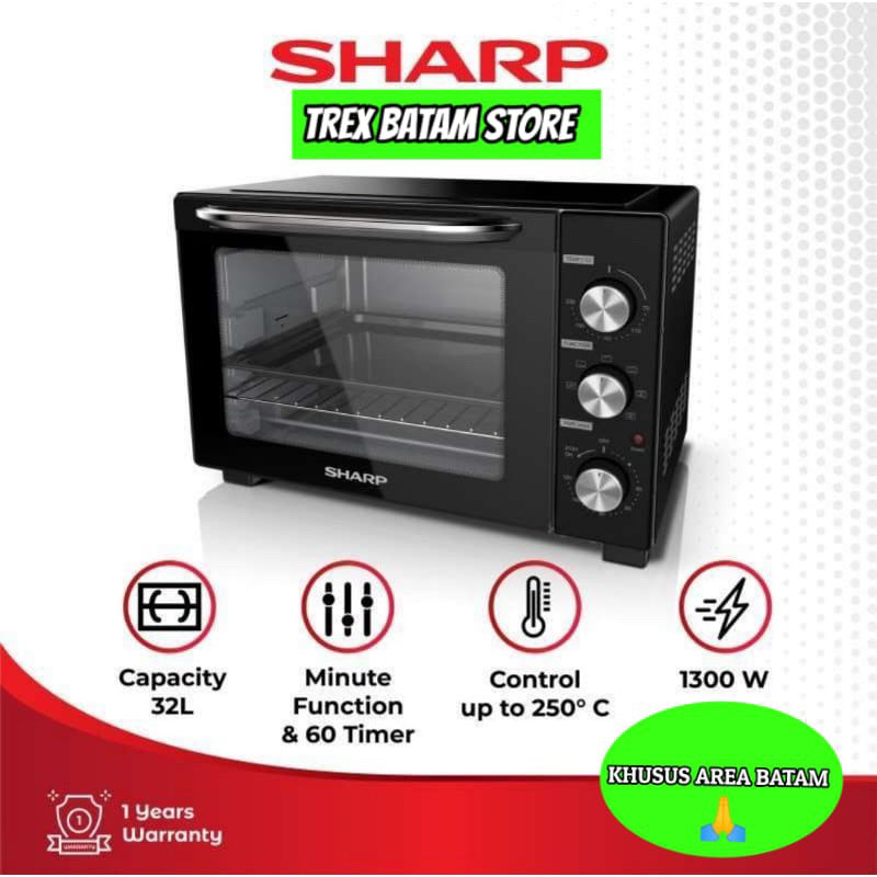 Jual SHARP EO-32BK OVEN ELECTRIC 32 LITER (BATAM) | Shopee Indonesia