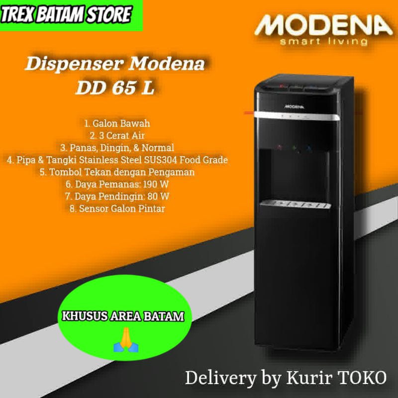Jual MODENA DD65L DISPENSER GALON BAWAH (BATAM) | Shopee Indonesia