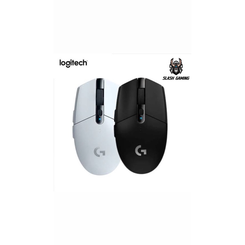 Jual Logitech G304 G 304 lightspeed wireless gaming mouse black white ...