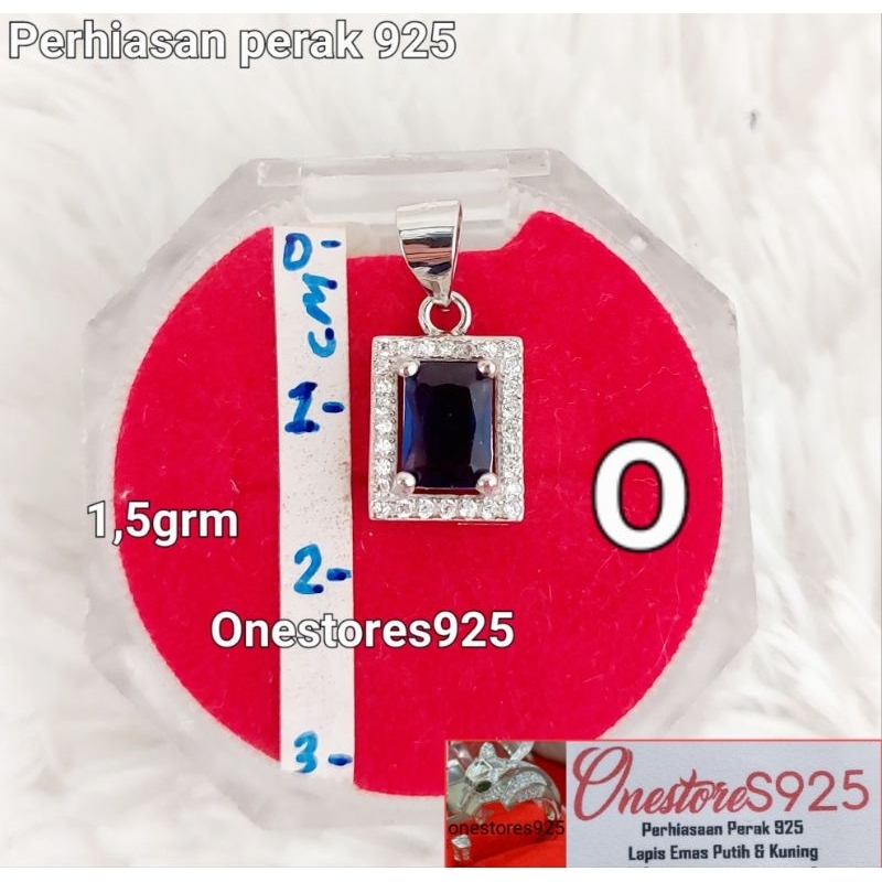 Jual liontin batu perak 925 silver asli lapis emas putih merah putih ...