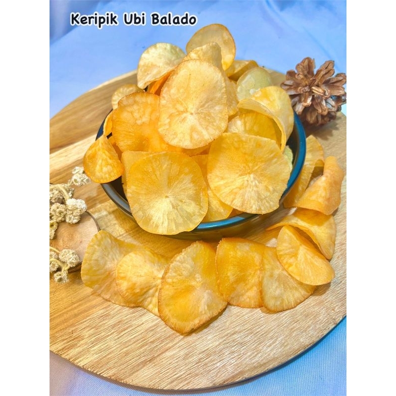 Jual KERIPIK UBI BALADO 500 GRAM | Shopee Indonesia