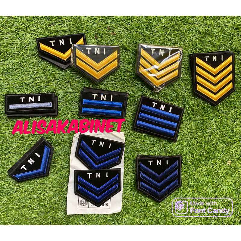 Jual Pangkat PDU Jatah TNI AL Prada Sampai Serma | Shopee Indonesia