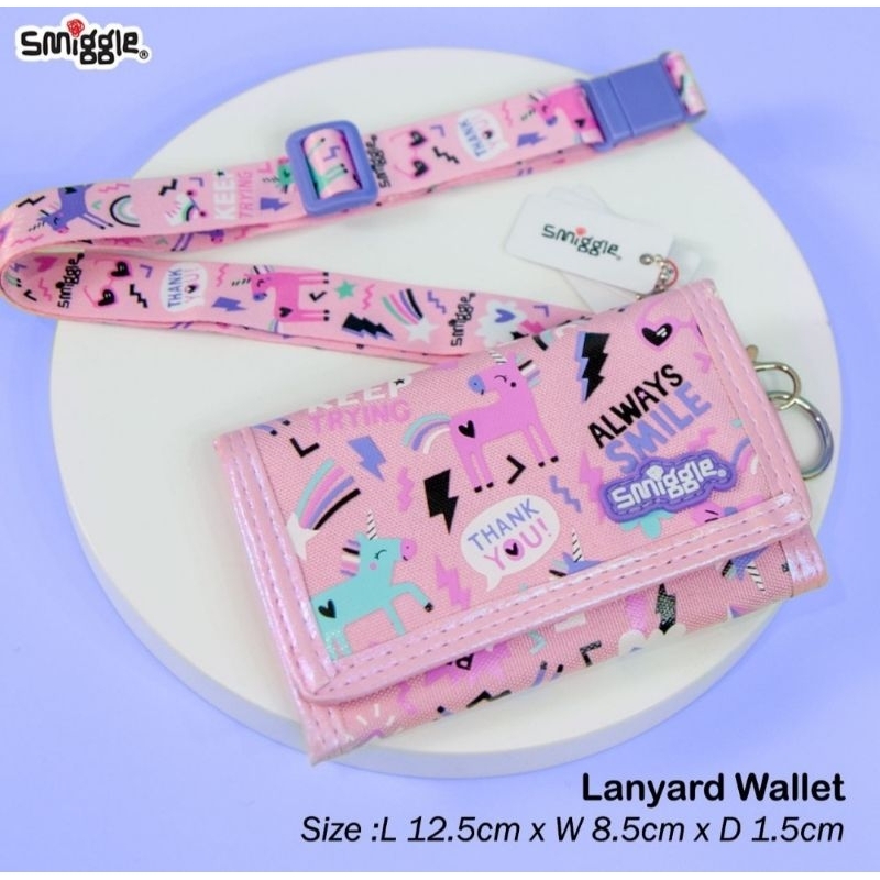 Jual Smiggle Wallet Lanyard / Dompet Anak Smiggle Dengan Tali | Shopee ...