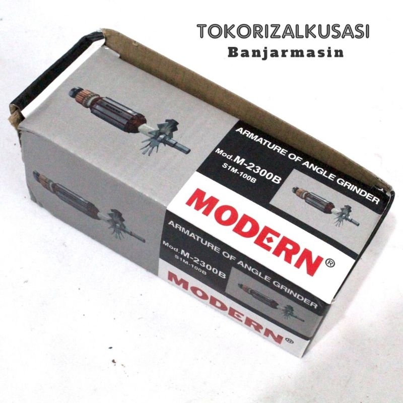Jual Armature gerinda MODERN M-2300/ SIM-100B / angker gerinda modern ...