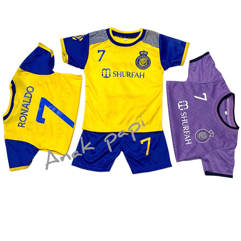 Jual COD SETELAN BAJU ALL NASSR TERBARU / SET KAOS BOLA RONALDO ...