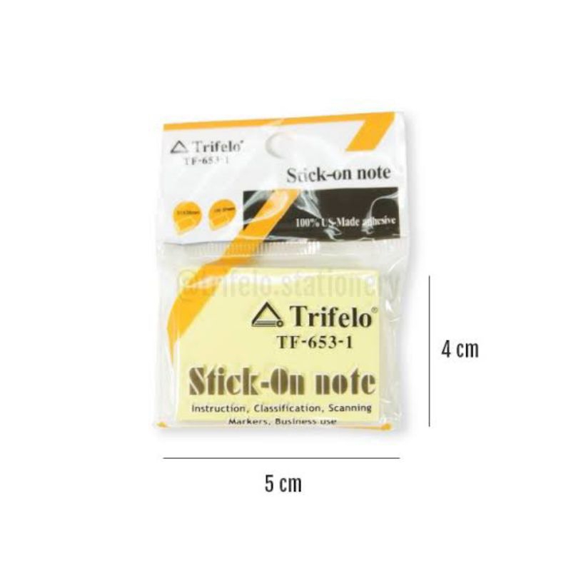 Jual TRIFELO 656 STICKY NOTE KERTAS MEMO TEMPEL MINI | Shopee Indonesia