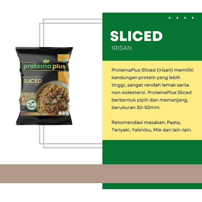 Jual Proteina Plus 100gr / Sliced / Irisan / Protein Nabati / Daging ...