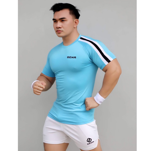 Jual Baju GEMA List blue kaos gym baju olahraga pria lengan pendek ... Jual Baju GEMA List blue kaos gym baju olahraga pria lengan pendek ...