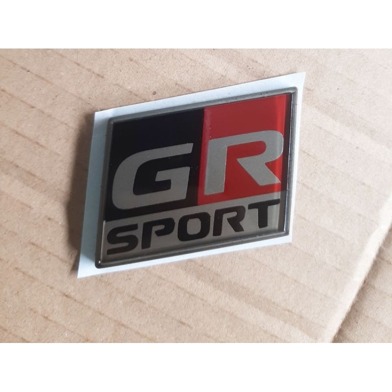 Jual Emblem logo GR SPORT BLACK CHROME | Shopee Indonesia