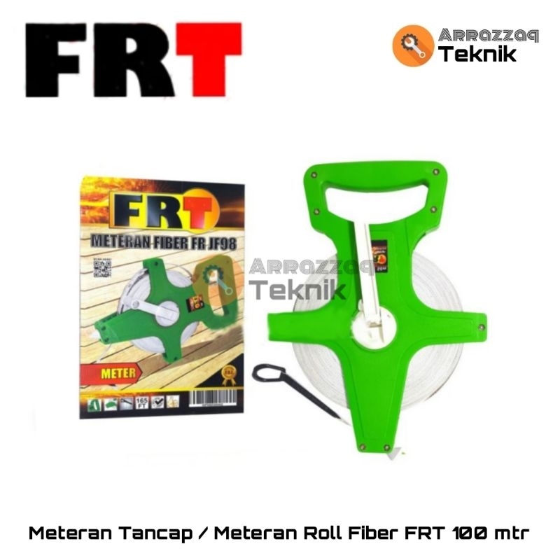 Jual Meteran Tancap 100M - Meteran Roll Fiber FRT 100 mtr - Meteran ...