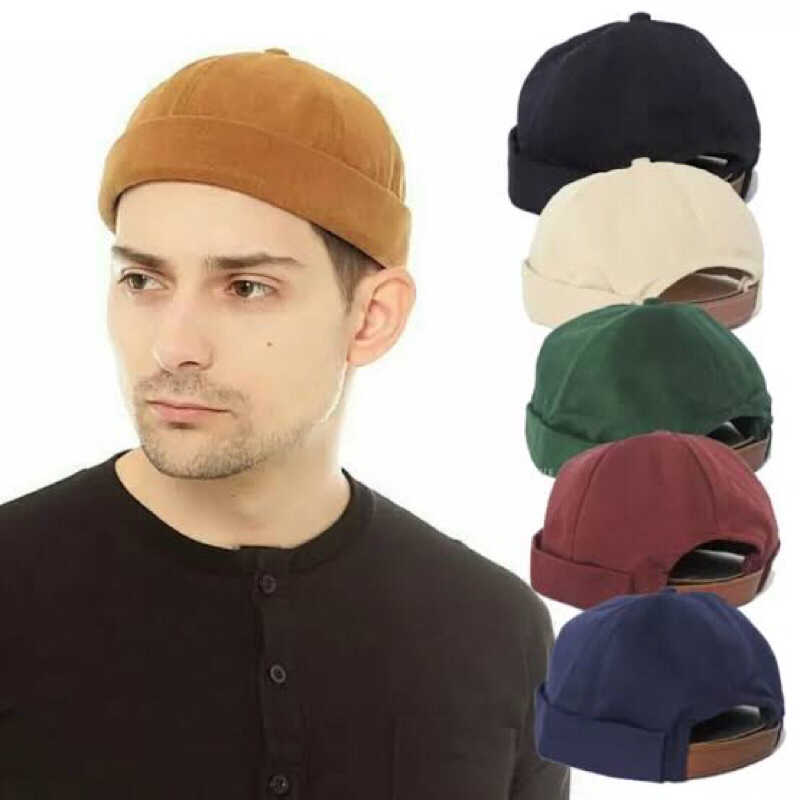 Jual Peci Miki Hat / Topi Peci / Peci Hitam peci putih Polos Kopiah ...
