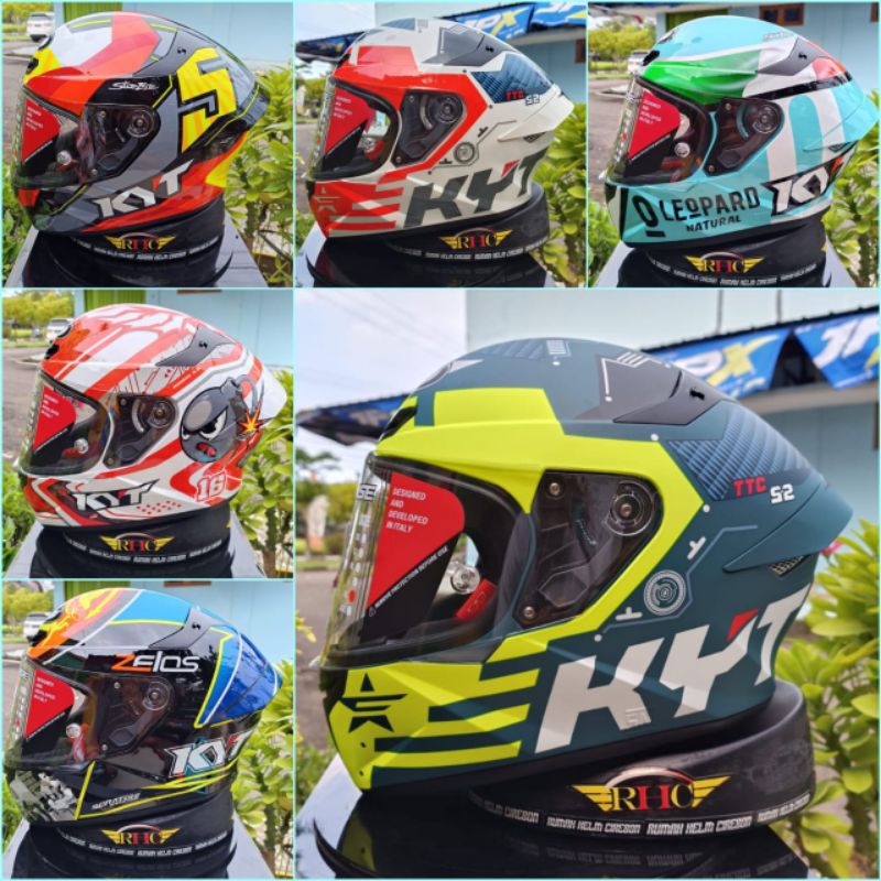 Jual Helm KYT TT COURSE MOTIF SERIES | Shopee Indonesia