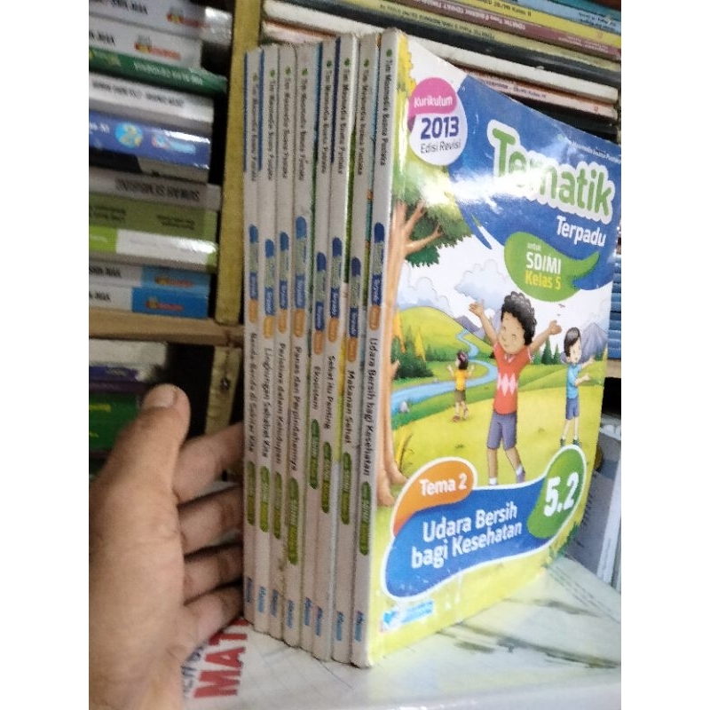 Jual buku tematik terpadu kelas 5/V SD/tema 2,3,4,5,6,7,8,9 masmedia | Shopee Indonesia