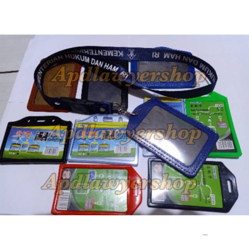 Jual Name Tag Id Card Tempat Kartu Plus Tali Gantungan Id Card ...