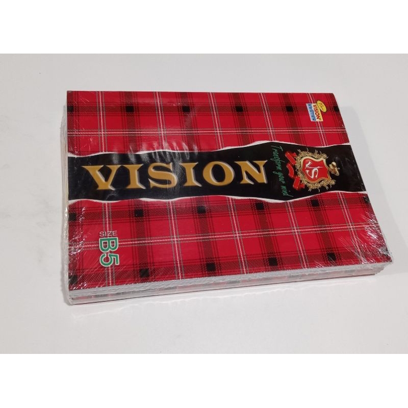 Jual Buku Vision B5 motif campus 1 pack isi 6 buku 42 lembar | Shopee ...
