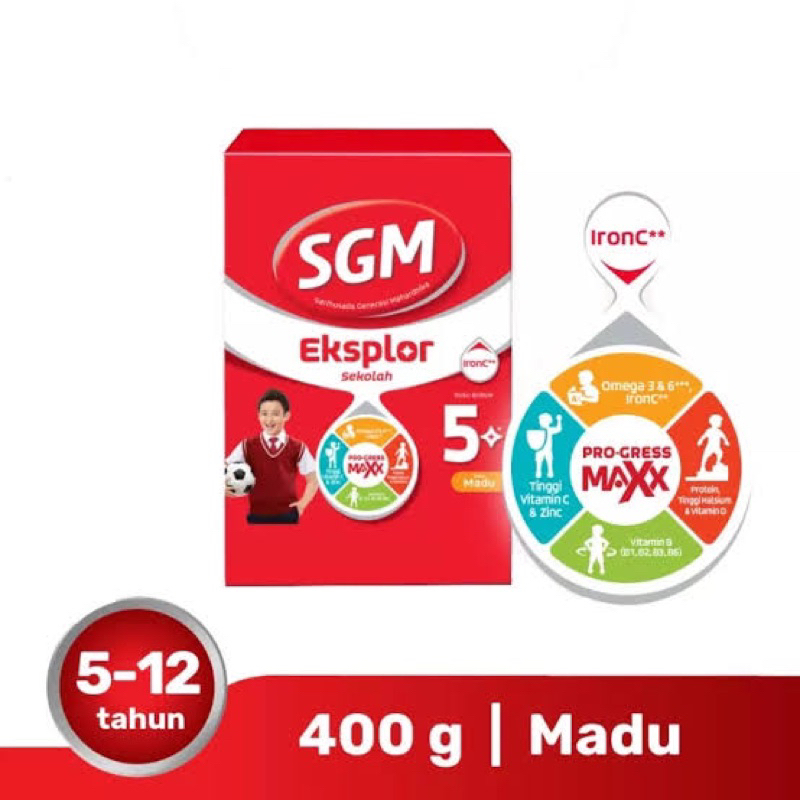 Jual SGM Eksplor Sekolah 5+ (2 Varian Rasa) (400g) | Shopee Indonesia