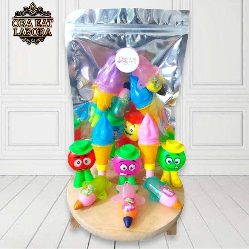 Jual Permen Keras Permen Mainan Koboi, Pesawat dan Es Krim Mix 3in1 ...