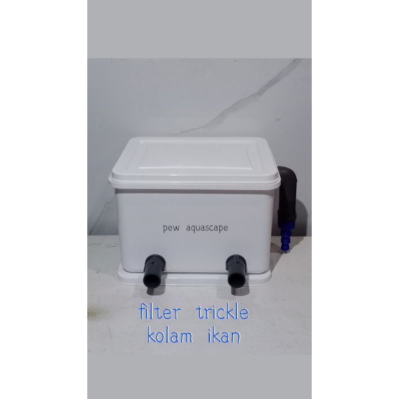 Jual trickle filter kolam koi filter kolam ikan media filter | Shopee ...