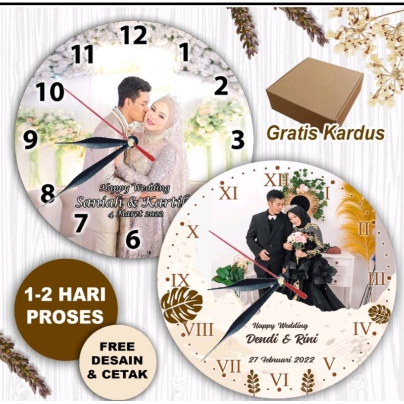 Jual JAM DINDING CUSTOM | Shopee Indonesia