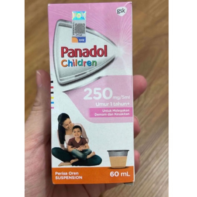 Jual Panadol Children Syrup Anak 60ml Rasa Orange Anak 1thn Original ...