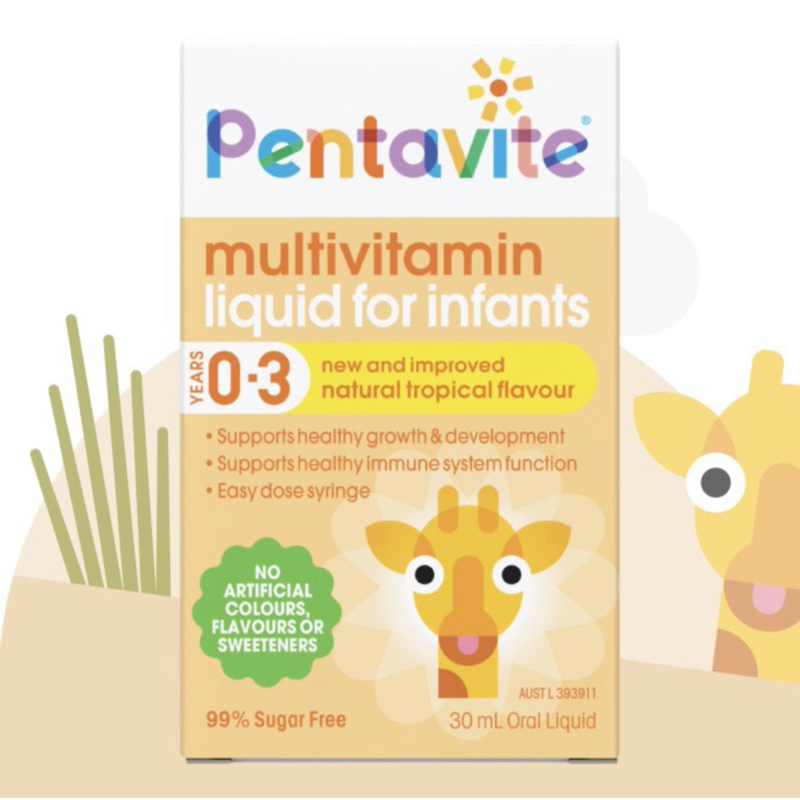 Jual Pentavite multivitamin infant liquid 30ml | Shopee Indonesia