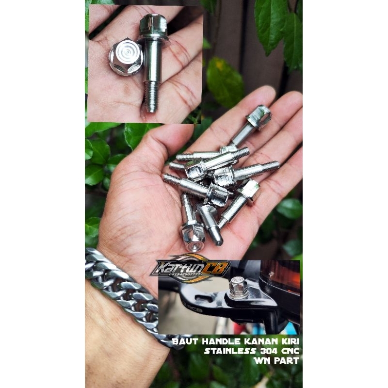 Jual Baut handle kopling n master rem stainless 304 proses CNC WN part ...