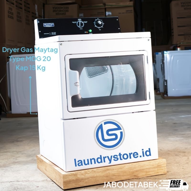 Jual Mesin Pengering Pakaian Type Gas Merk Maytag Kap 15 Kg | Shopee ...
