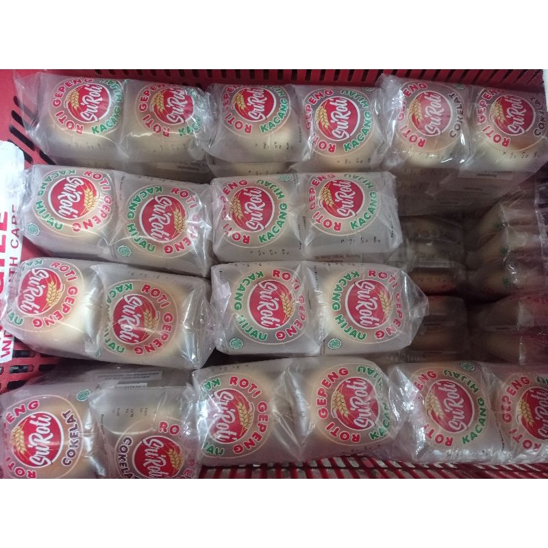 Jual roti gepeng sriroti all varian 1pack isi 10pcs rasa jamin enak ...