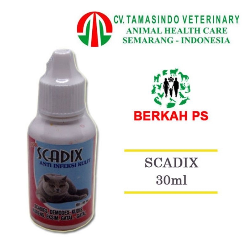 Jual SCADIX CAT DROP 30 ML ORIGINAL - OBAT ANTI JAMUR SCABIES KUDIS ...