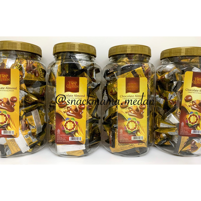 Jual COKLAT KACANG ALMOND ISI 40PCS TOP QUEEN | Shopee Indonesia