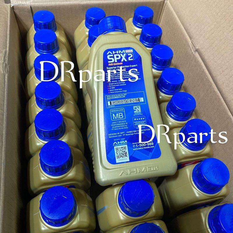 Jual Oli AHM SPX2 800ML SPX 2 0,8L Untuk Honda Matic Oil SPX 2 Original ...