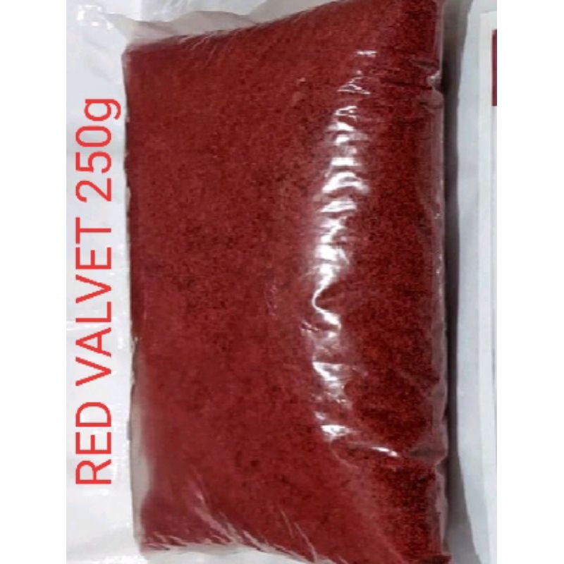 Jual Bubuk Red Velvet crumble 250g ORI premium untuk topping cake ...