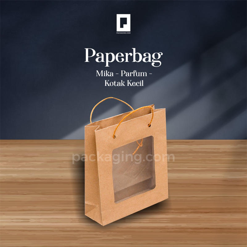Jual Mini Paper Bag Mika uk 15x5x17 /pcs | Shopee Indonesia