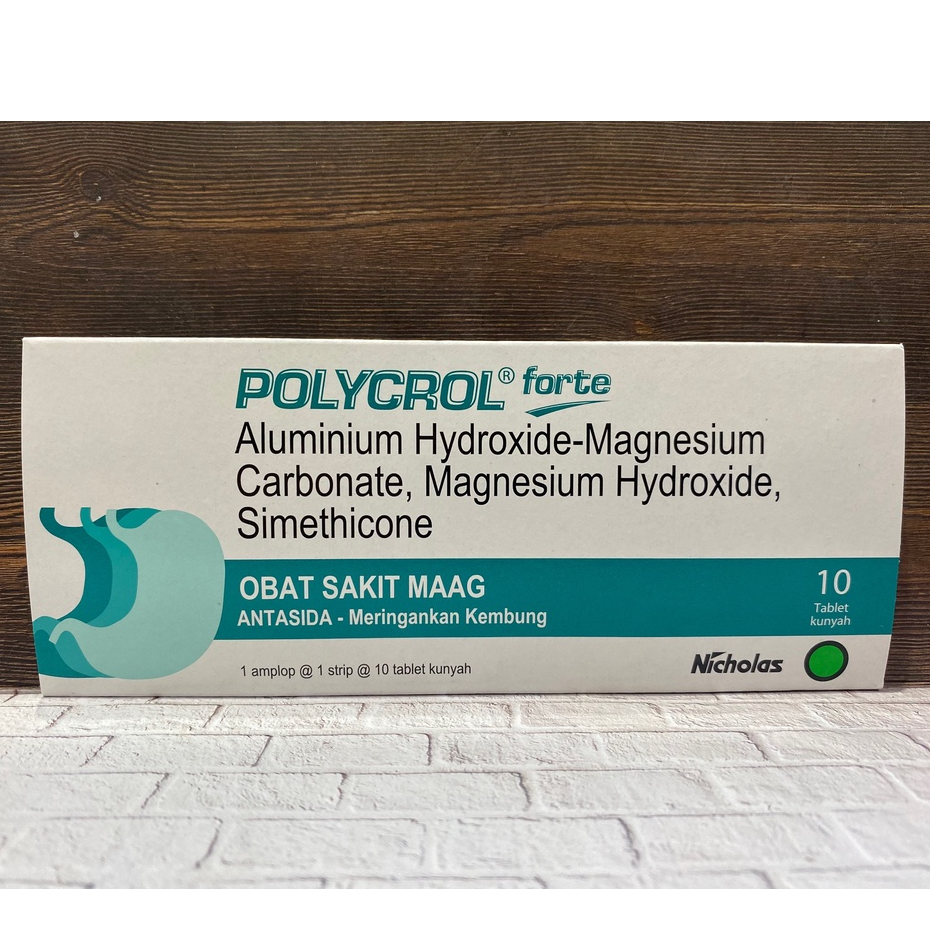 Jual Polycrol Forte Strip / Obat Maag / Asam Lambung | Shopee Indonesia