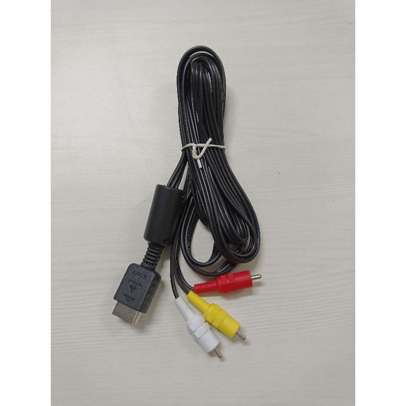 Jual KABEL AV ORIGINAL 2.5 METER KABEL RCA PS1 PS2 PS3 ORIGINAL ...