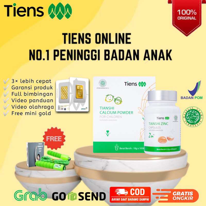 Jual Peninggi Badan Anak Tiens Nutrient Calsium Children & Zinc | Super ...