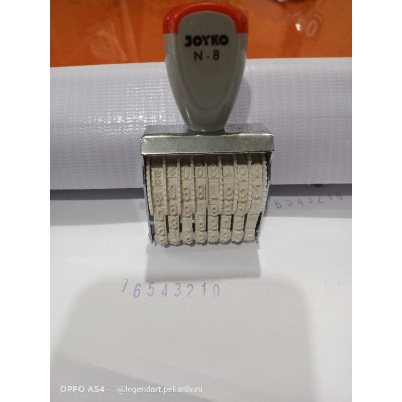 Jual Stempel Angka/Nomor 8 Digit - Number Stamp | Shopee Indonesia